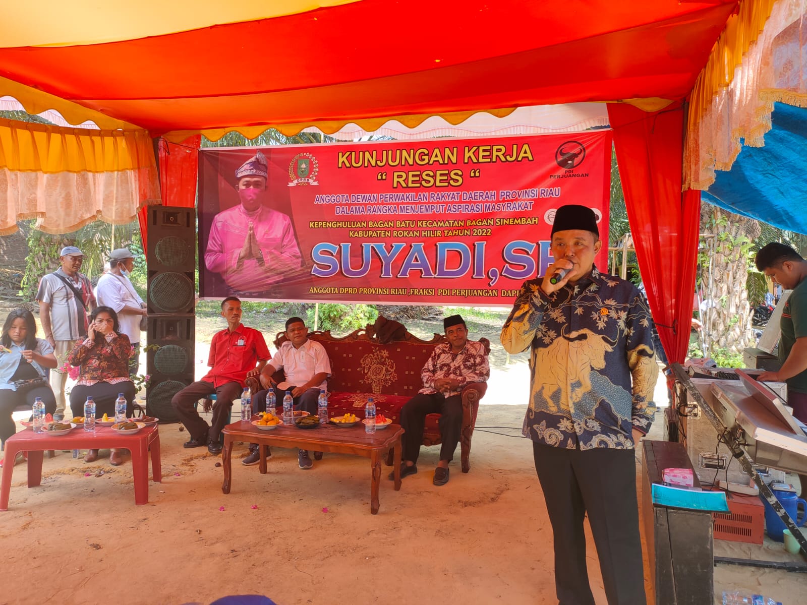 Reses, Suyadi SP Bantu Secara Pribadi Untuk Perbaiki Jalan di Rohil ...