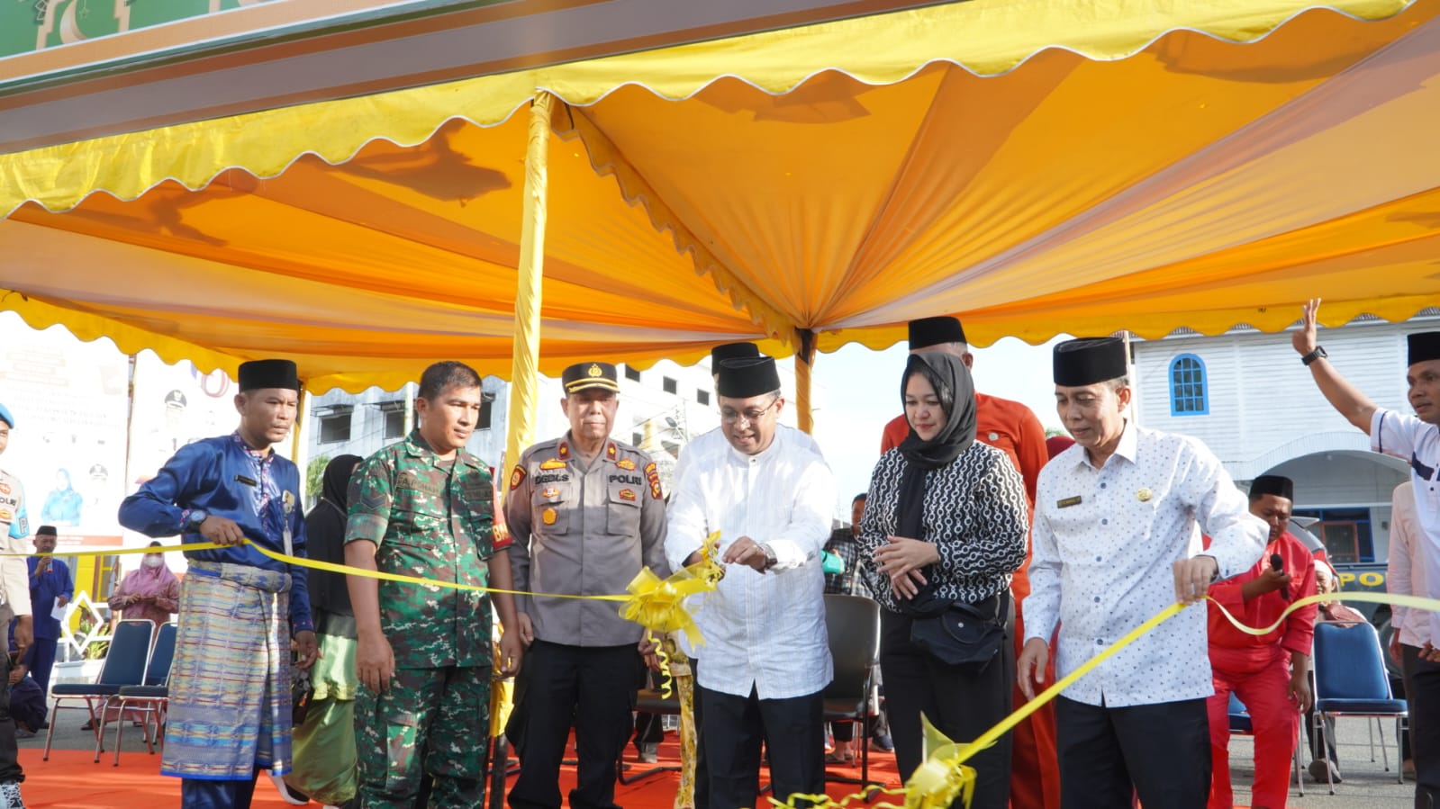 Sekda Rohil Resmikan Pasar Ramadhan 1444 H Tahun 2023 » INFOROHIL.COM