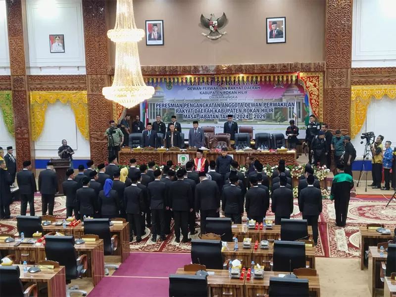 Resmi Dilantik, Inilah Anggota DPRD Rohil Periode 2024-2029 » INFOROHIL.COM